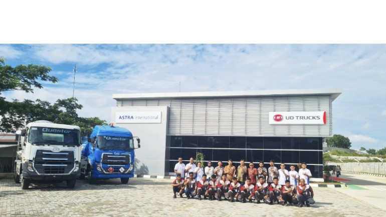 50 Tahun Berkiprah di Indonesia, Astra UD Trucks Resmikan Fasilitas di Balikpapan
